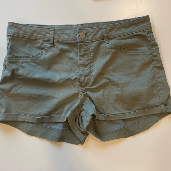 H&M | Shorts | Sage Green Shorts | Poshmark